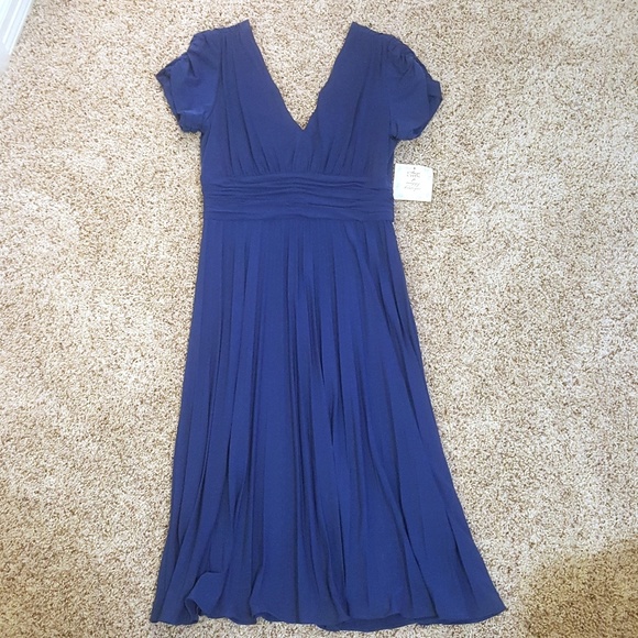 Suzi Chin for Maggy Boutique | Dresses | Suzi Chin Pleated Cap Sleeve ...